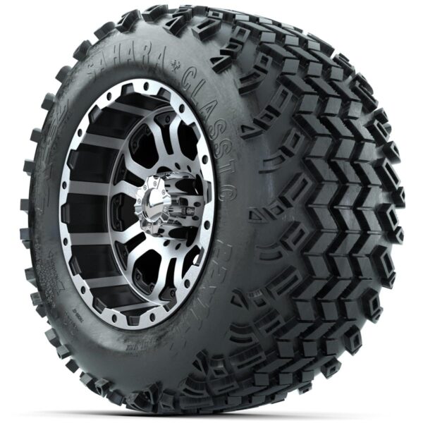 Set of (4) 12 in GTW Omega Wheels with 22×11-12 Sahara Classic All ...